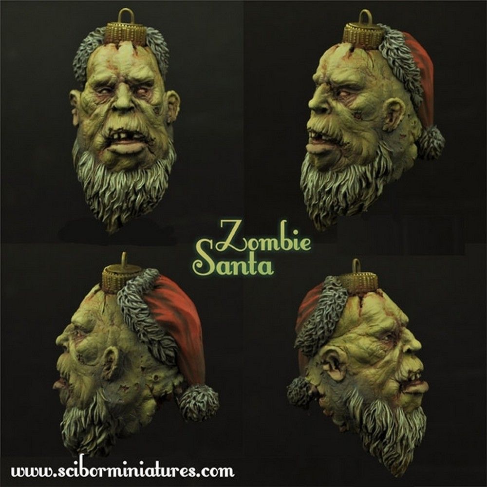 Scibor Miniatures Zombie Santa Bulb | Wayland Games