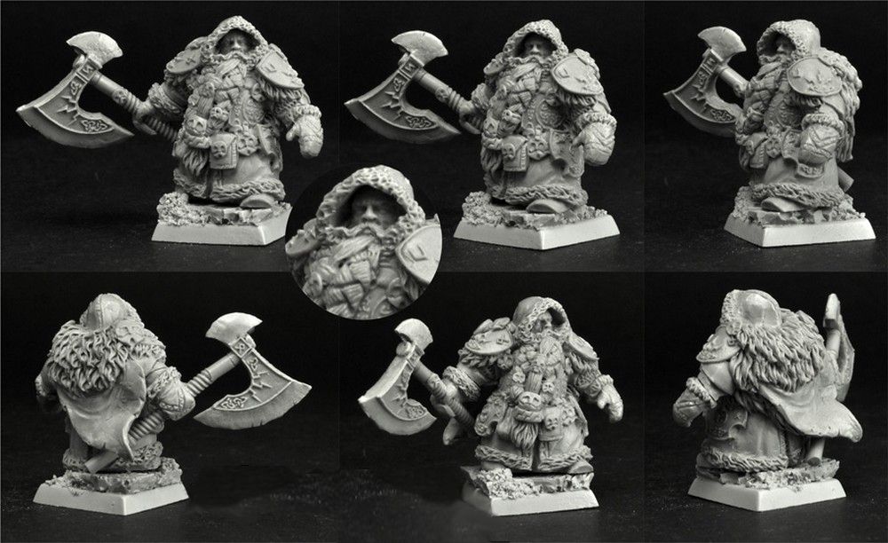 Scibor Miniatures 28mm / 30mm Ice Stronghold Dwarf No. 4 | Wayland Games
