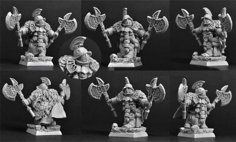 28mm / 30mm Dwarf Gladiator Scibor Miniatures 28FM0402 | Wayland Games