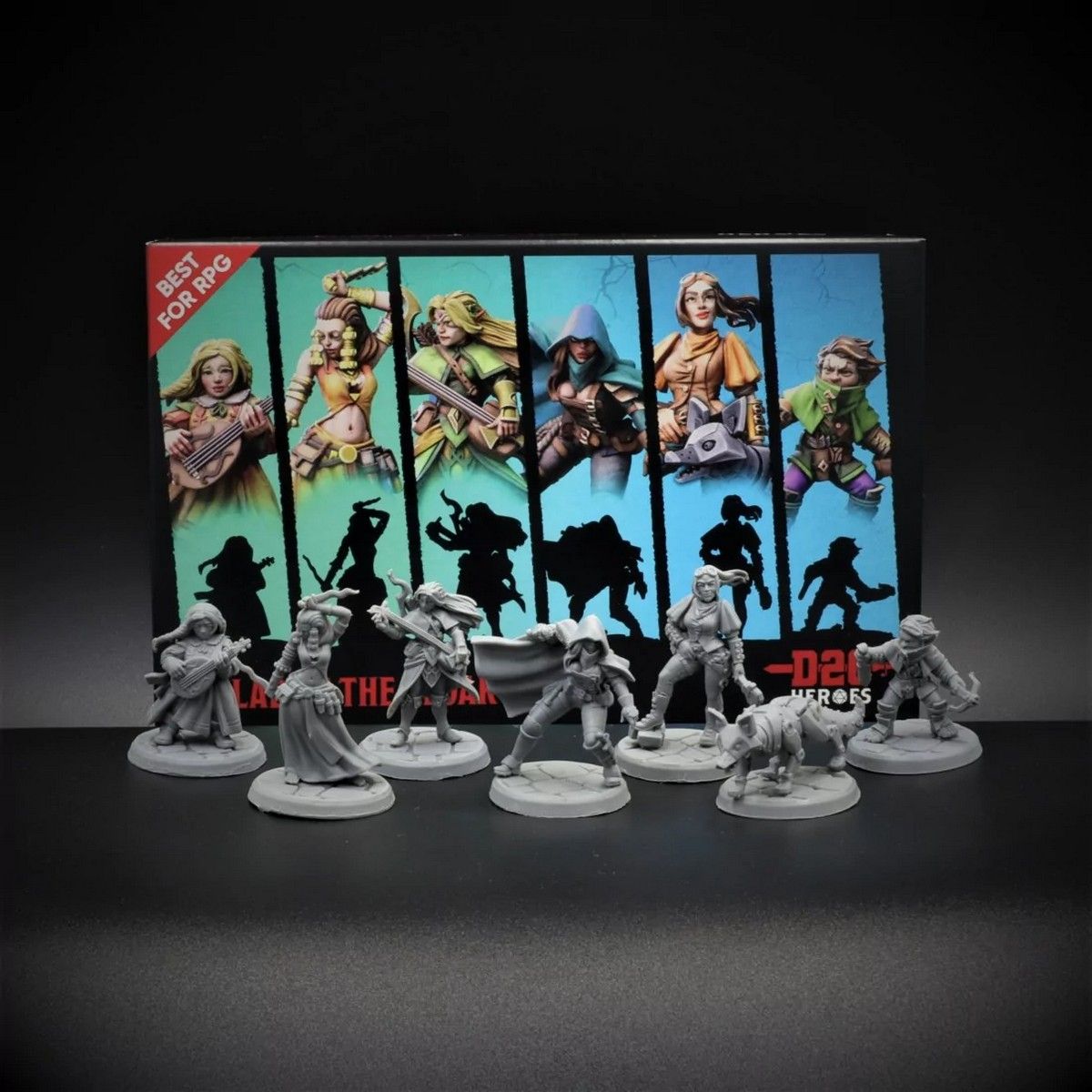 D20 Heroes: Ballad of the Cloak RPG Hero Set Titan Forge 5905090500452 ...