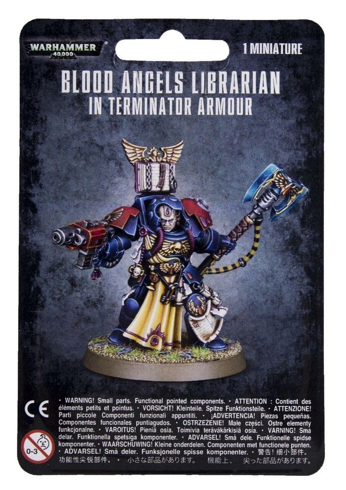 Blood Angels: Librarian In Terminator Armour | Wayland Games