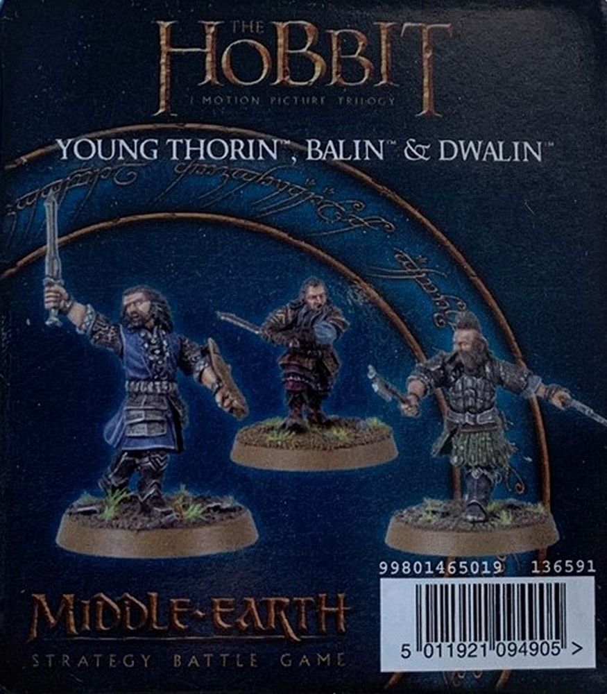 Young Thorin Balin & Dwalin Games Workshop Direct 99801465019 | Wayland ...