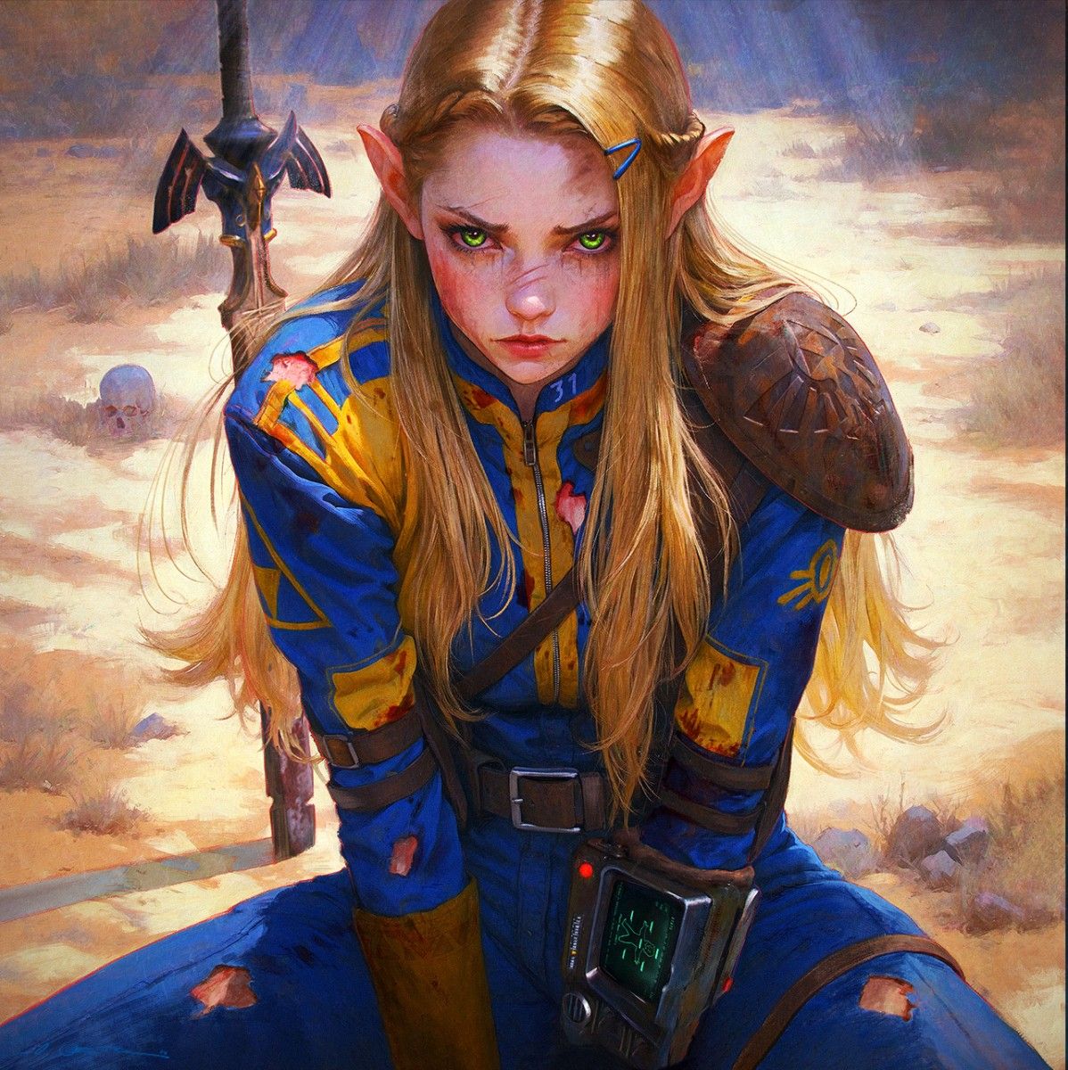 Canvas: Fallout Zelda 50 x 50 cm Kraken AF-CAXS-188 | Wayland Games