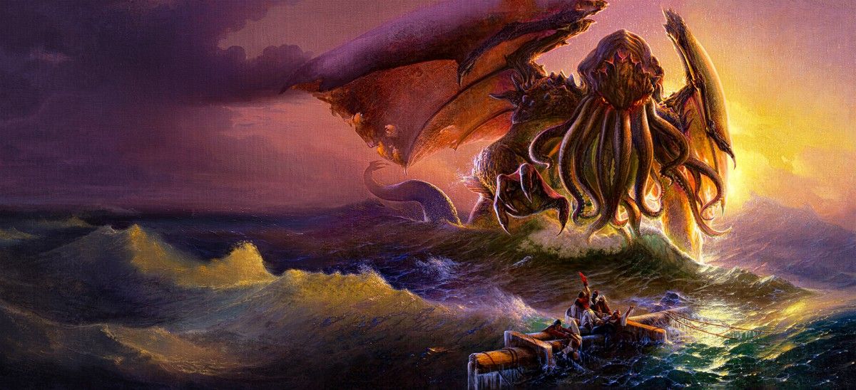 Cthulhu - Gamer Mousepad Kraken AF-GMP-008 | Wayland Games