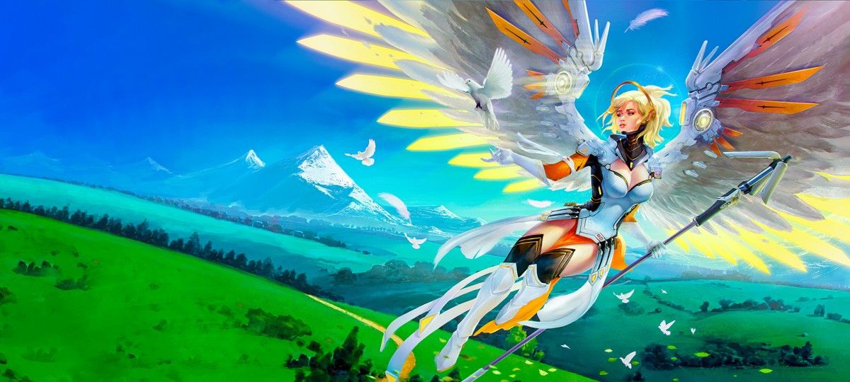 Mercy - Gamer Mousepad Kraken AF-GMP-023 | Wayland Games