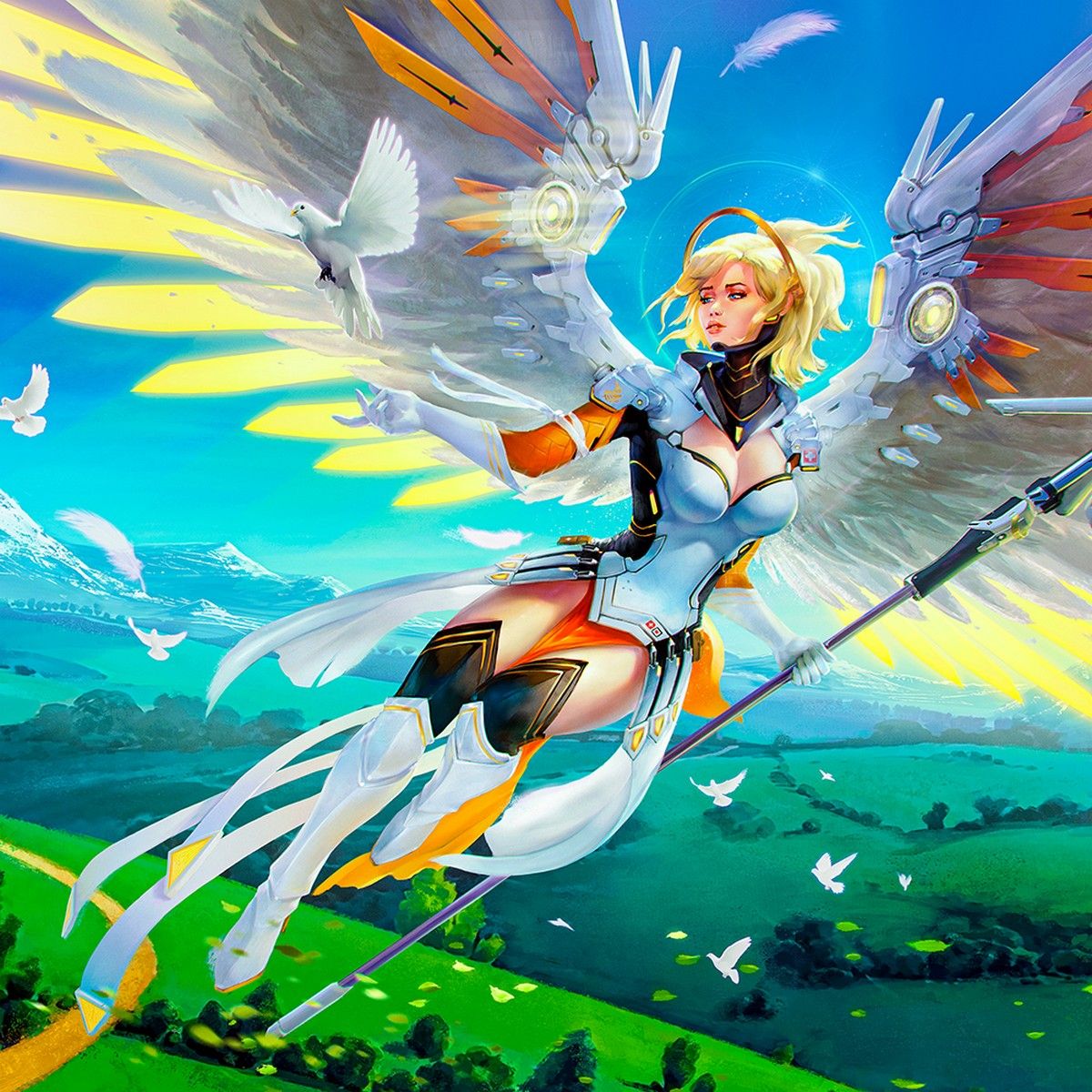 Mercy - Mousepad Kraken AF-MPK-058 | Wayland Games