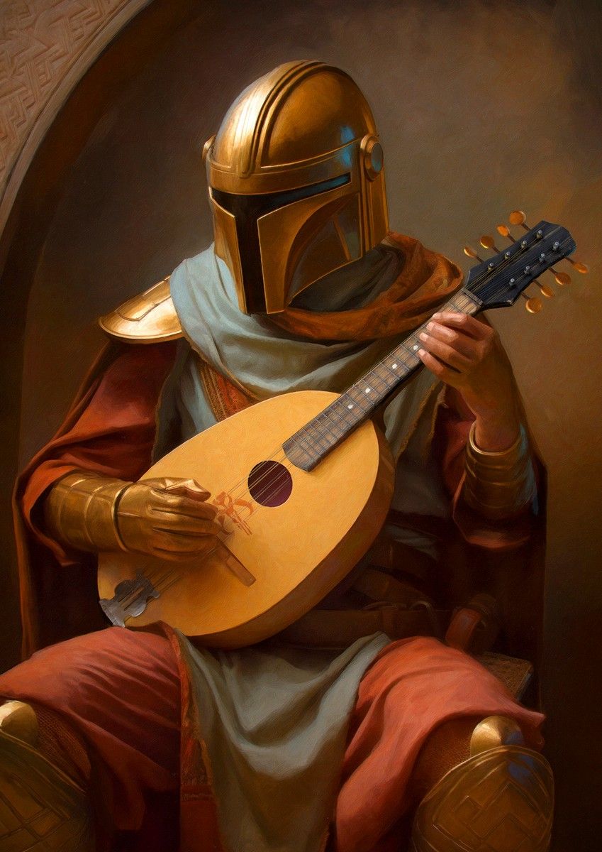Mandalorian Mandoline - Poster A2 Kraken AF-PA2-003 | Wayland Games