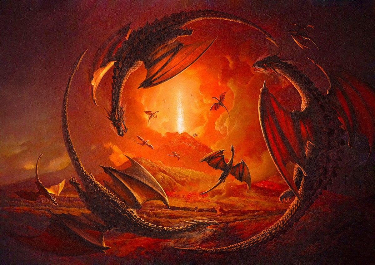 Dragons - Poster A2 Kraken AF-PA2-036 | Wayland Games