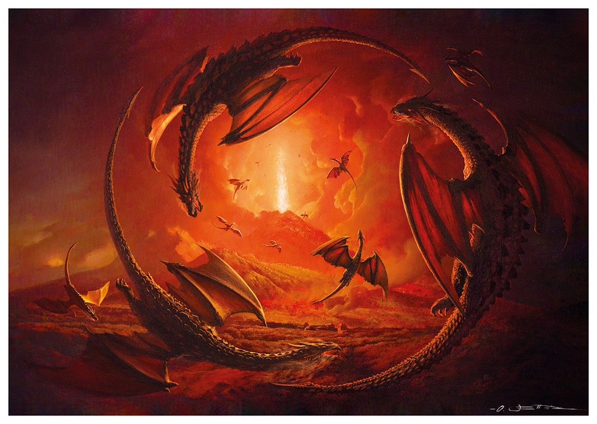 Dragons - Poster A3 Kraken AF-PA3-025 | Wayland Games
