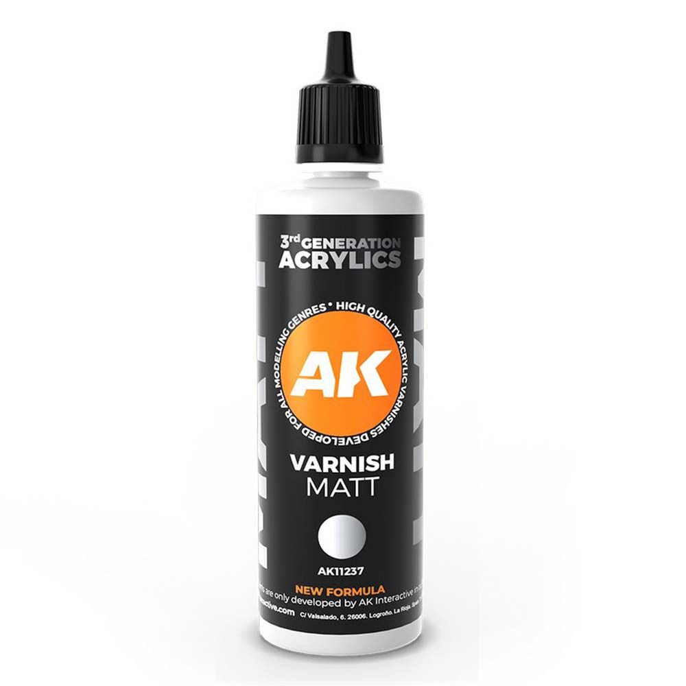 Matt Varnish 100ml 3rd Gen AK11237 | Wayland Games