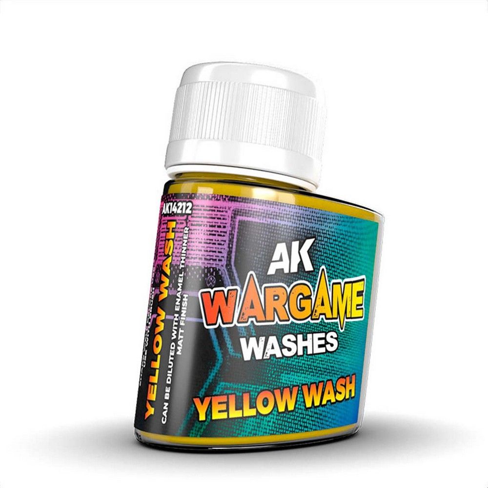 Wargame Wash: Yellow Wash 35ml AK14212 | Wayland Games