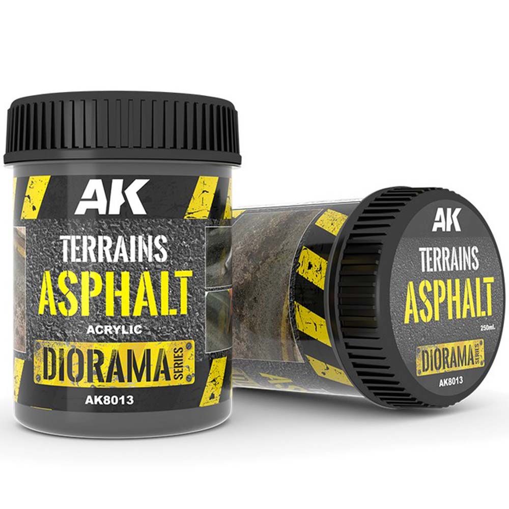 AK Diorama: Terrains Asphalt - 250ml (Acrylic) AK8013 | Wayland Games