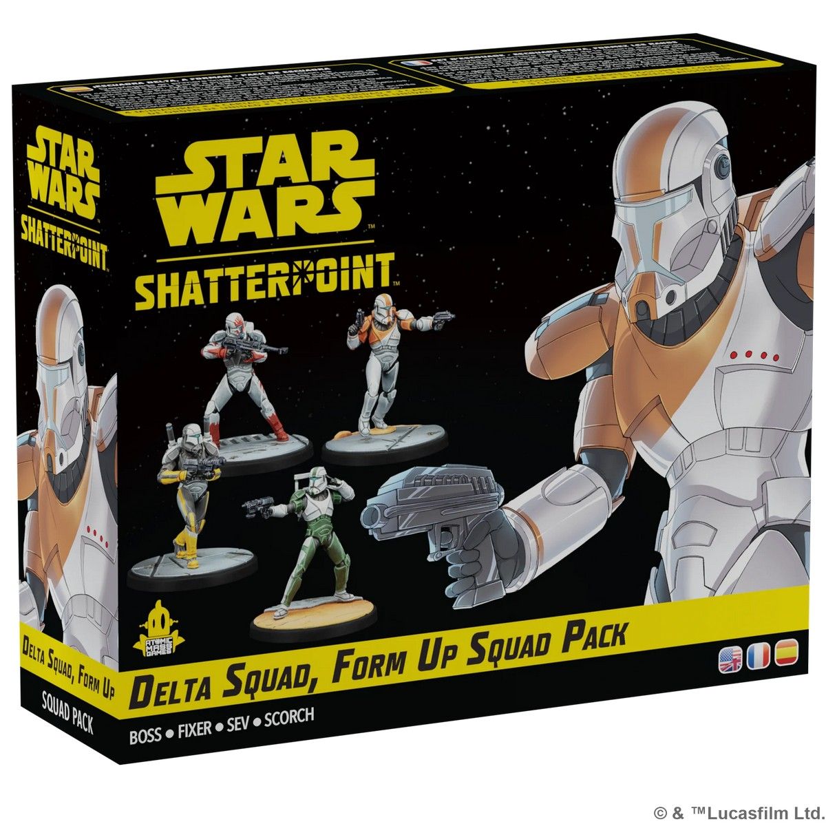 Star Wars: Shatterpoint - Delta Force Form Up Atomic Mass Games ...