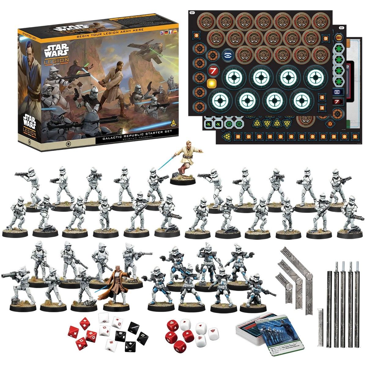 Star Wars: Legion - Galactic Republic Starter Set Atomic Mass Games ...