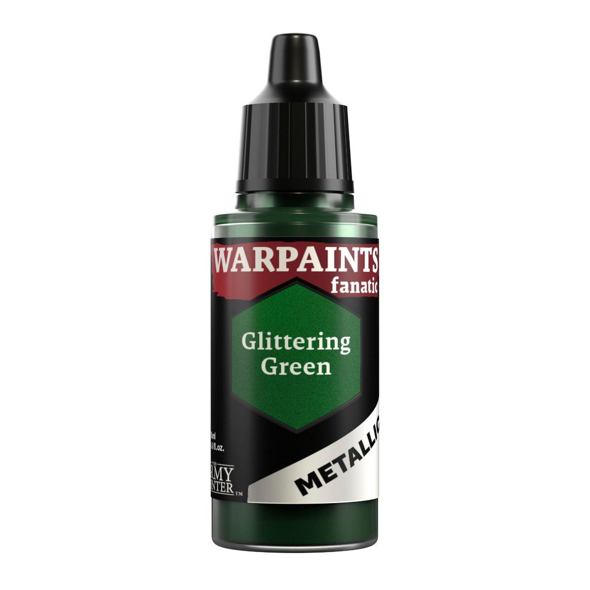 Warpaints Fanatic Metallic: Glittering Green - 18ml The Army Painter ...