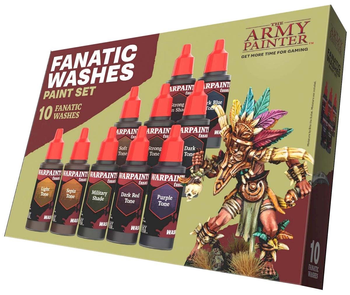 Warpaints Fanatic Washes Paint Set WP8068 | Wayland Games