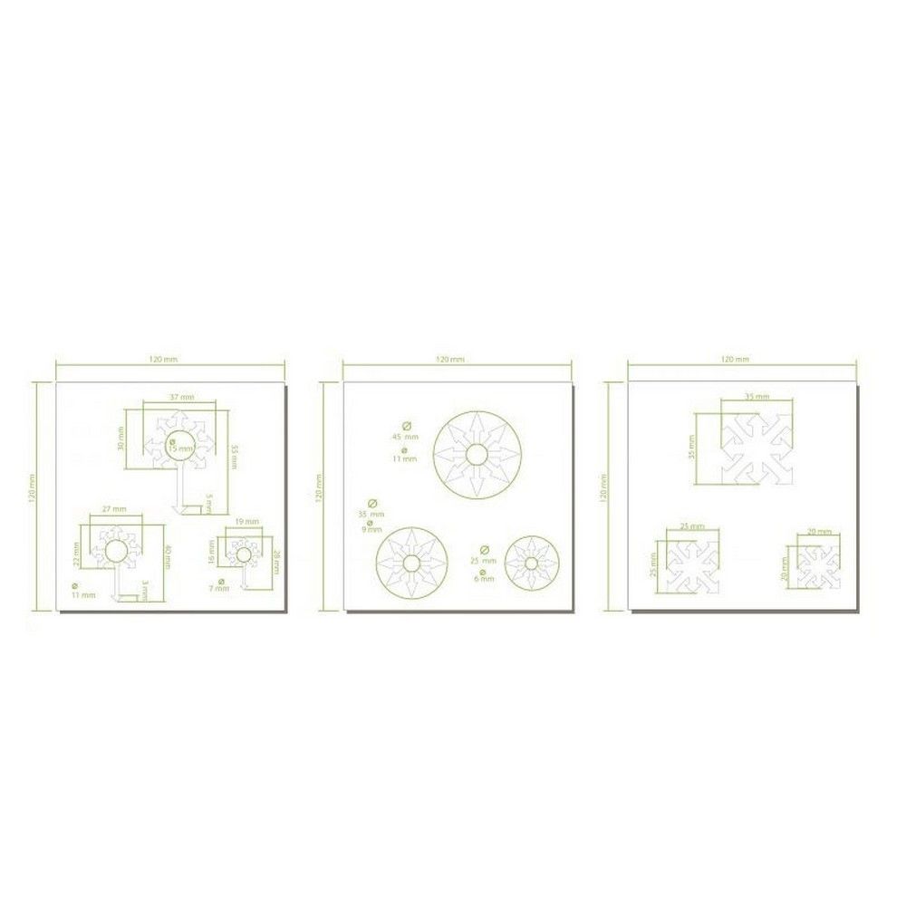 Bandua Wargames Chaos Stencils Pattern 1 | Wayland Games