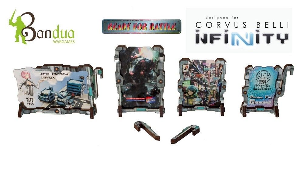 Holographic Street Signs Set 2 Bandua Wargames BAI000085 | Wayland Games