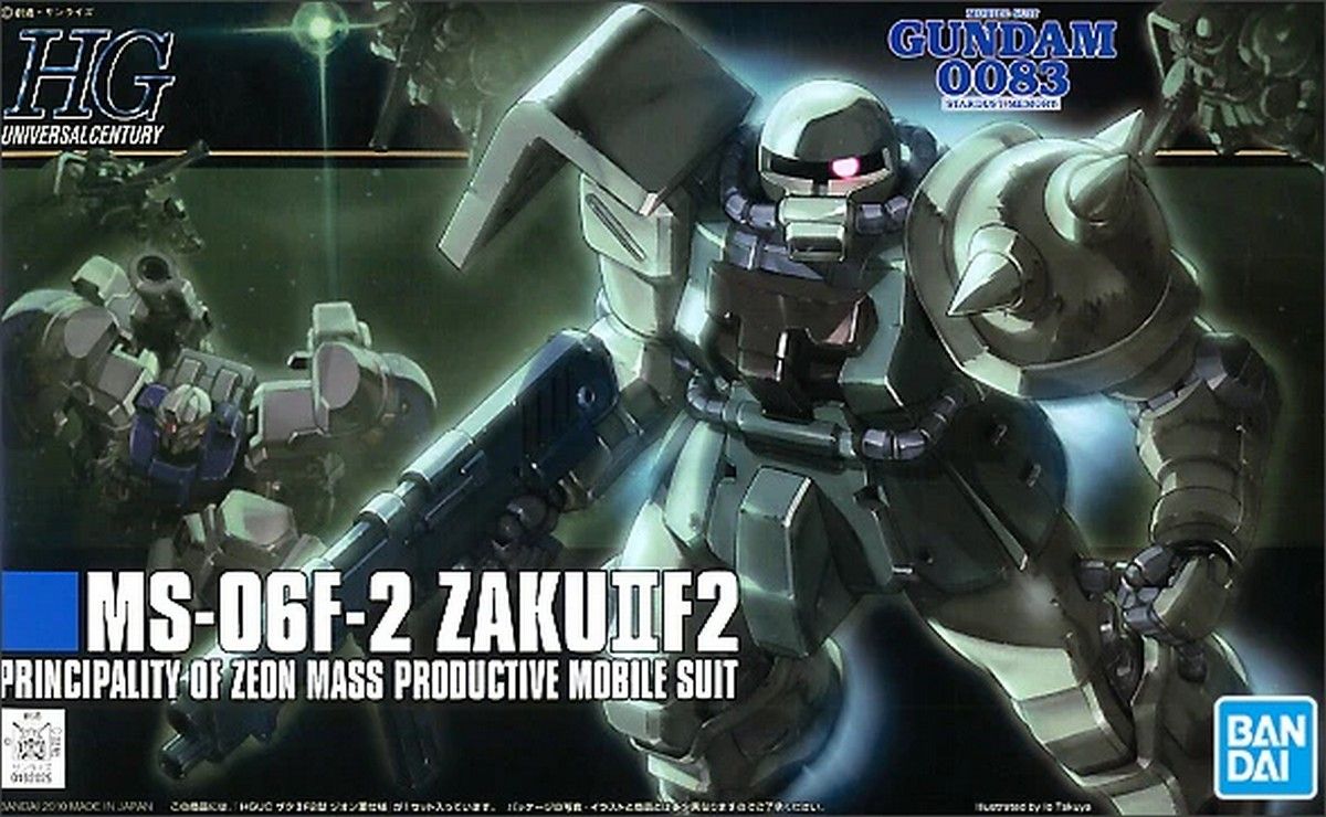1/144 HGUC F2-Zaku (Zeon Type) Bandai MK57744 | Wayland Games