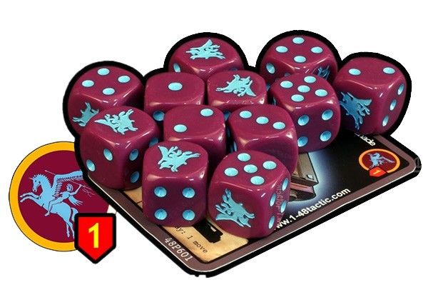 12 Custom Dice + Weapon Card Set for British 1st Airborne Division ...
