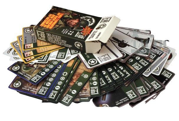 72 Cards Only - Faction Deck for US Infantry (No Miniatures) 48W03 ...