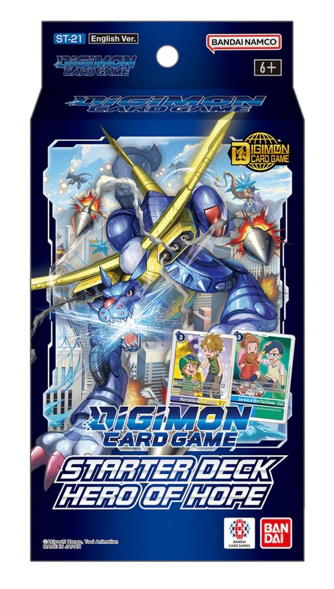 Digimon Card Game: Starter Deck - Hero Of Hope (ST-21) Bandai | Wayland ...