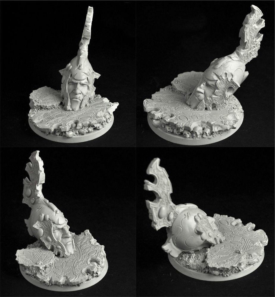 Sci-Fi Elven 60mm Round Flying Base Scibor Miniatures BREL0120 ...