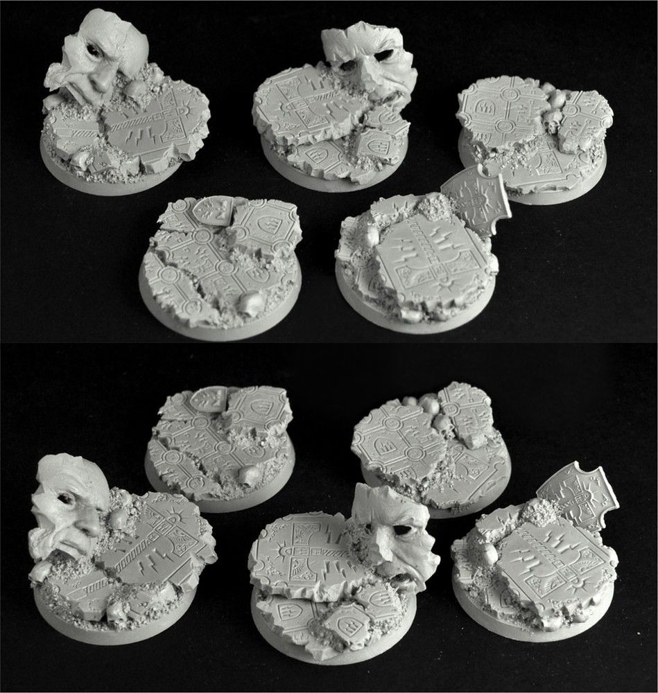 Thor Temple 40 mm round bases set 1 (2) Scibor Miniatures BRTT0145 ...