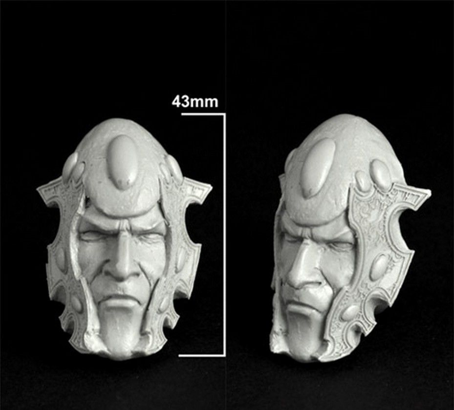 Sci-Fi Elven Decorated Mask Scibor Miniatures CPEL0204 | Wayland Games