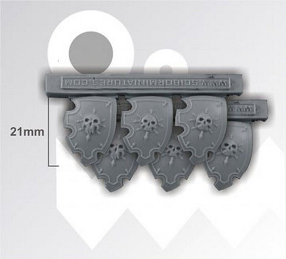 Demon Shields Set 1 Scibor Miniatures CPSH0035 | Wayland Games