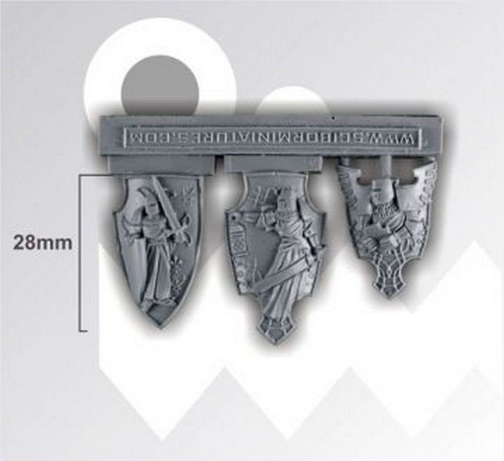 Knights Big Shields Scibor Miniatures CPSH0078 | Wayland Games