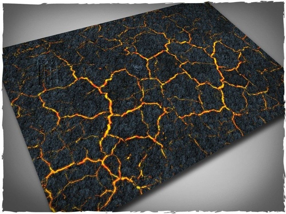 Deep-Cut Studio 4ft x 6ft, Inferno Theme Pvc Games Mat | Wayland Games