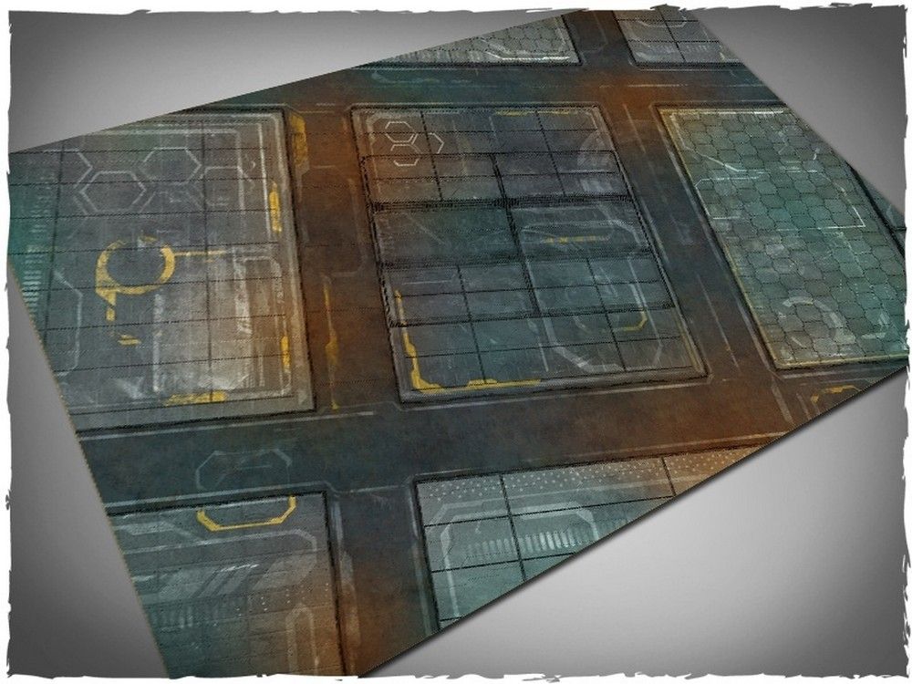 Deep-Cut Studio 4ft x 6ft, Neo-Tokyo Theme PVC Game Mat | Wayland Games