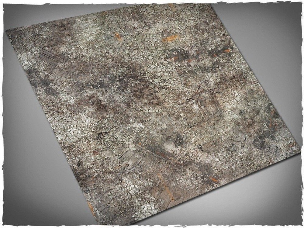 Deep-Cut Studio 4ft x 4ft, Urban Ruins Theme Pvc Games Mat | Wayland Games
