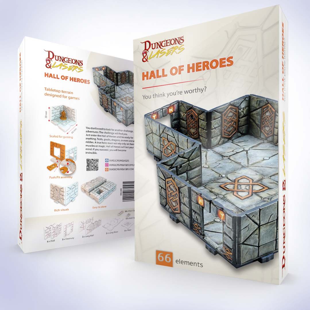 Hall of Heroes Set - Dungeons & Lasers Archon Studio DNL0031 | Wayland ...