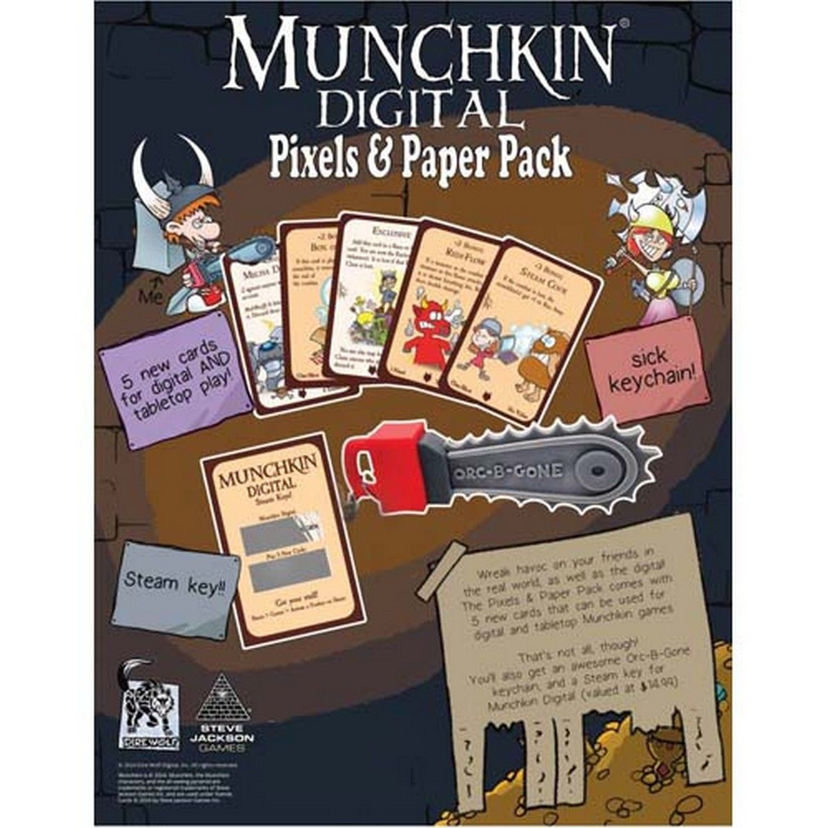 Munchkin Digital: Pixels and Paper Pack | Wayland Games