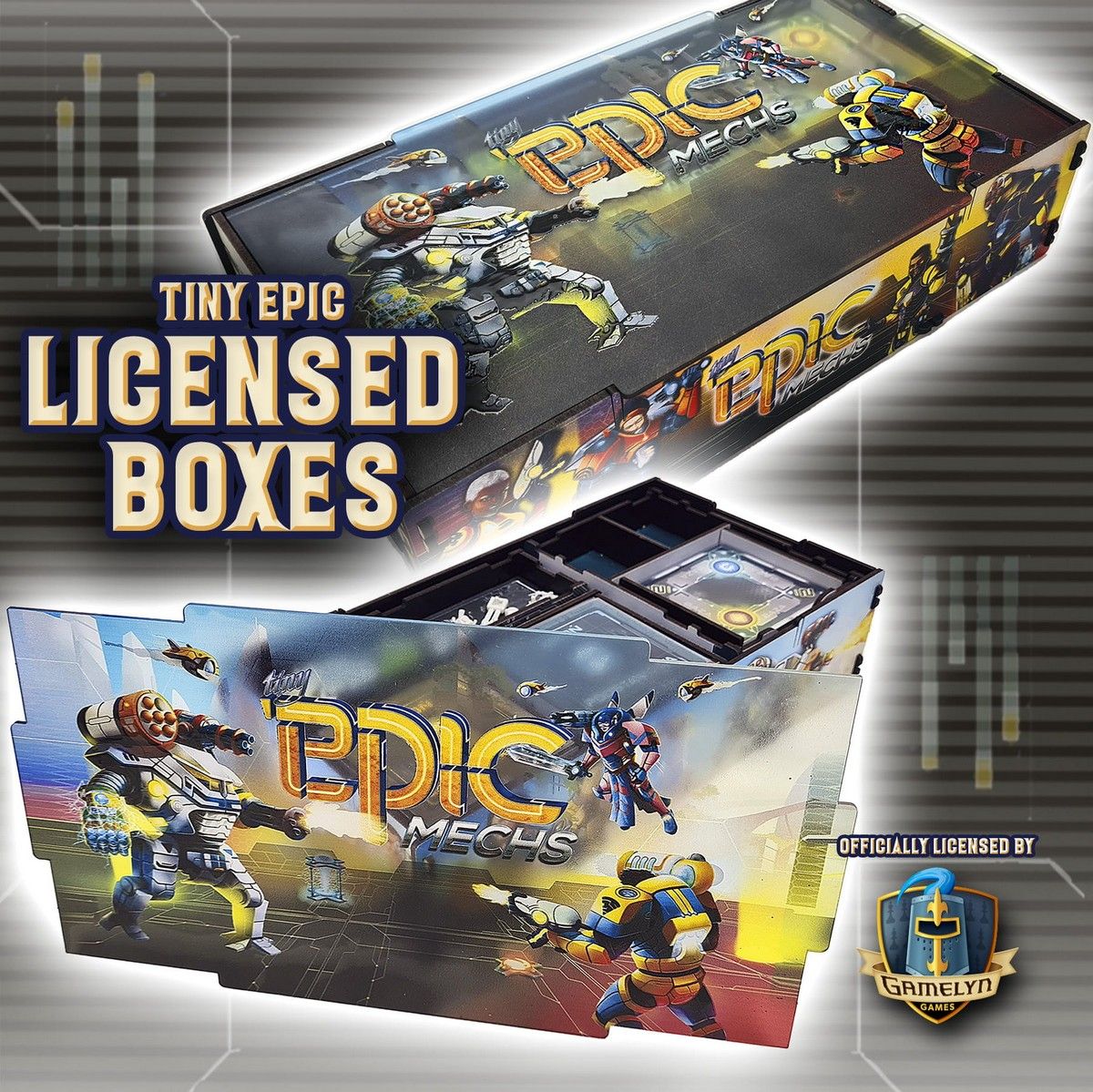 Tiny Epic Mechs - e-Raptor Storage Box UV Poland Games 5905358892992 ...
