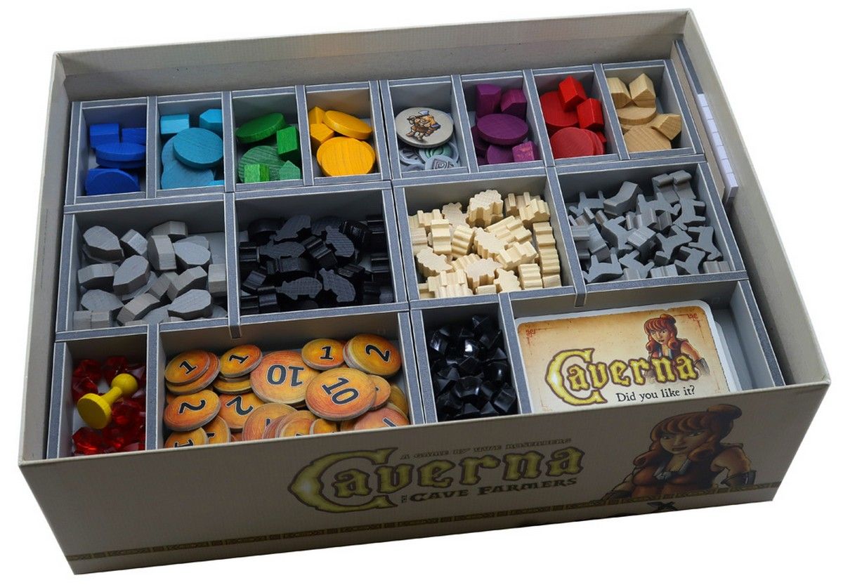 Folded Space: Caverna Insert v2 Folded Space FDSCAVV2 | Wayland Games