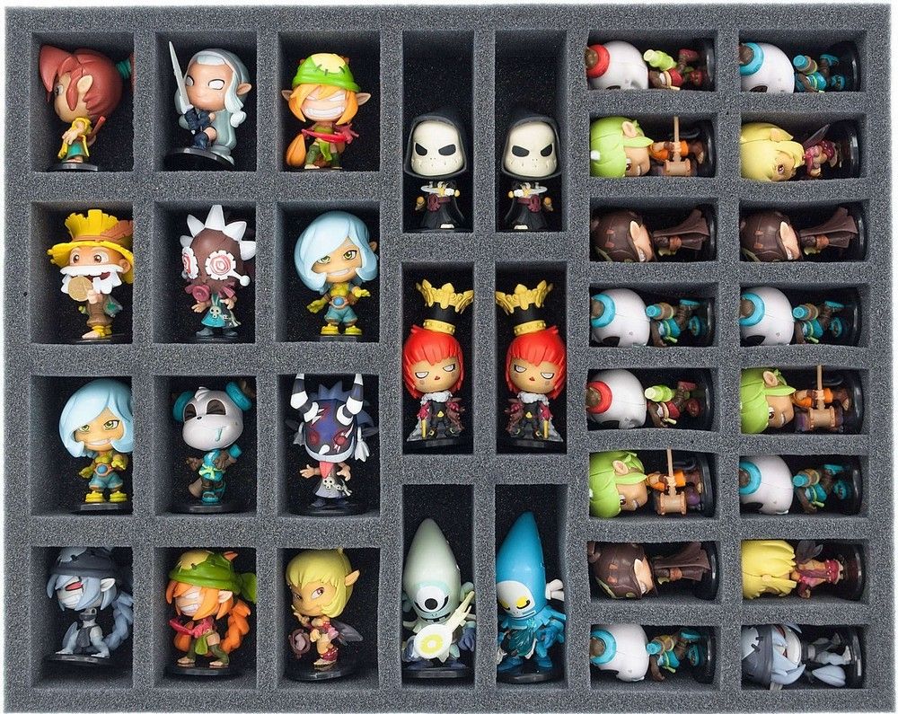 50mm 2" foam tray 34 Krosmaster Miniatures - with base - full-size ...