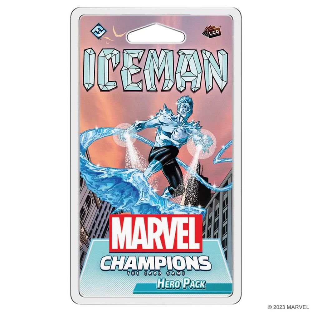 Marvel Champions: Iceman Hero Pack Fantasy Flight Games FFGMC46 ...