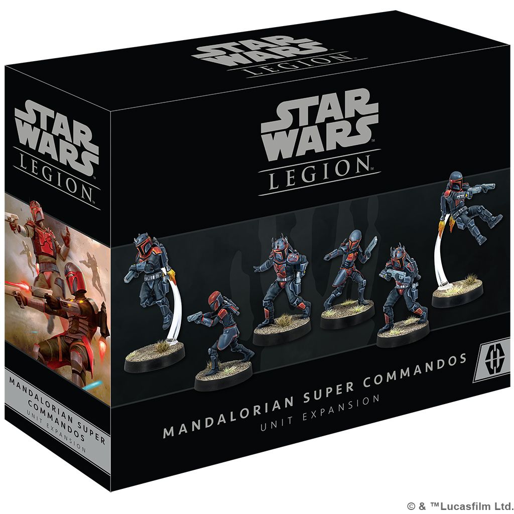 Star Wars Legion: Mandalorian Super Commandos Atomic Mass Games ...