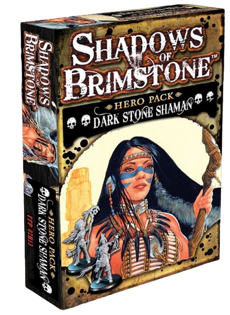 Shadows of Brimstone: Dark Stone Shaman Hero Pack FFP07H13 | Wayland Games