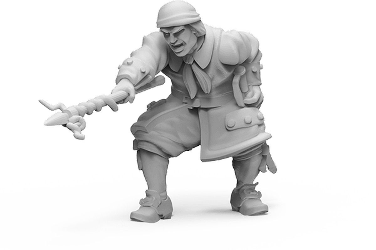 Master Gunner Character Model - Resin Firelock Games | Wayland Games