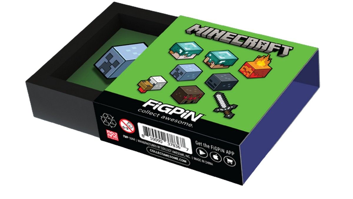 Minecraft (Series 2) - FiGPiN: Mystery Minis - Single Booster FiGPiN ...