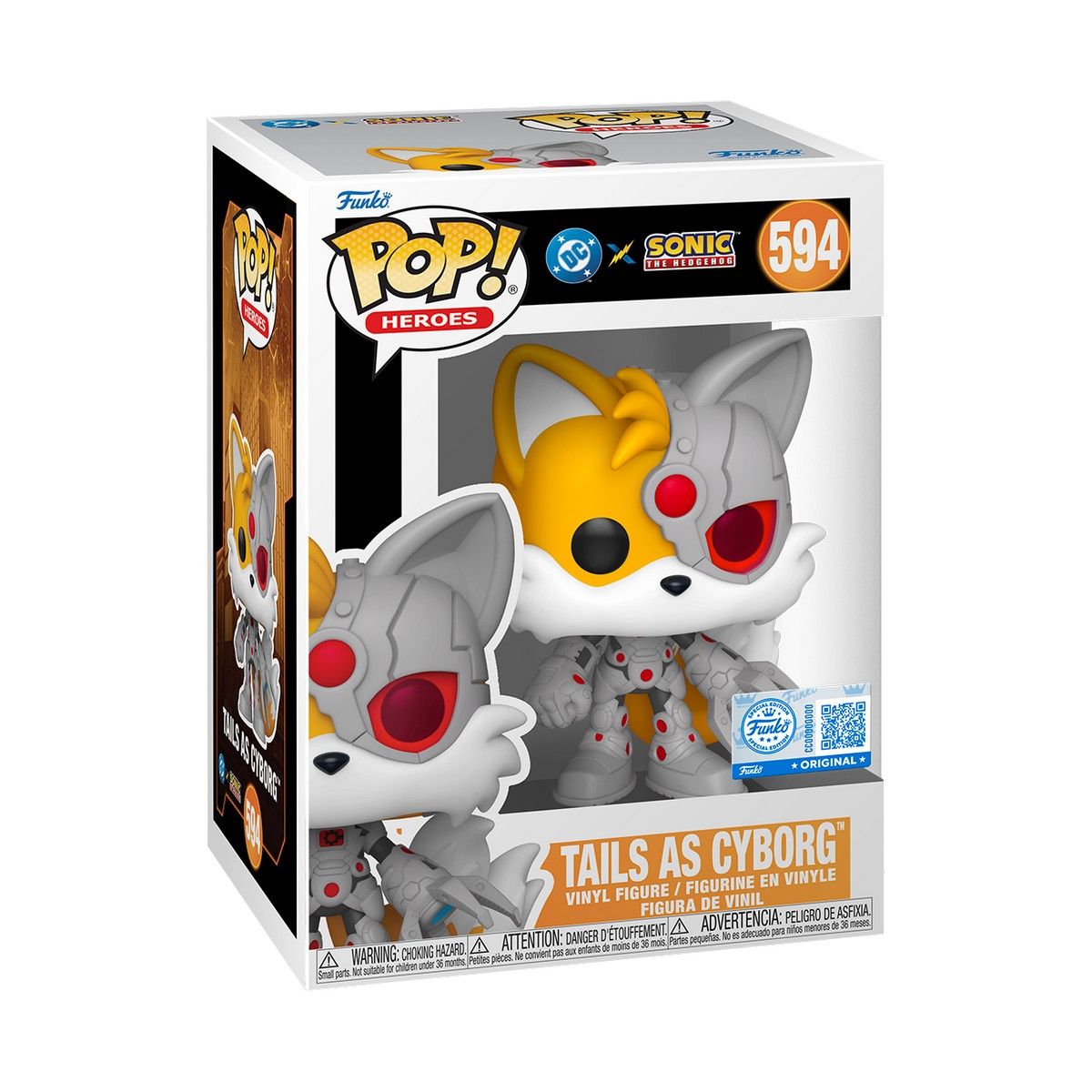 Tails as Cyborg - DC x Sonic the Hedgehog - Funko POP! Heroes (594 ...