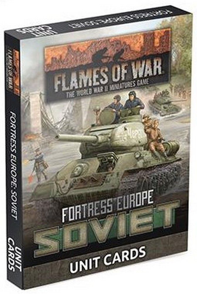 Soviet Unit Cards Battlefront Miniatures FW261S | Wayland Games