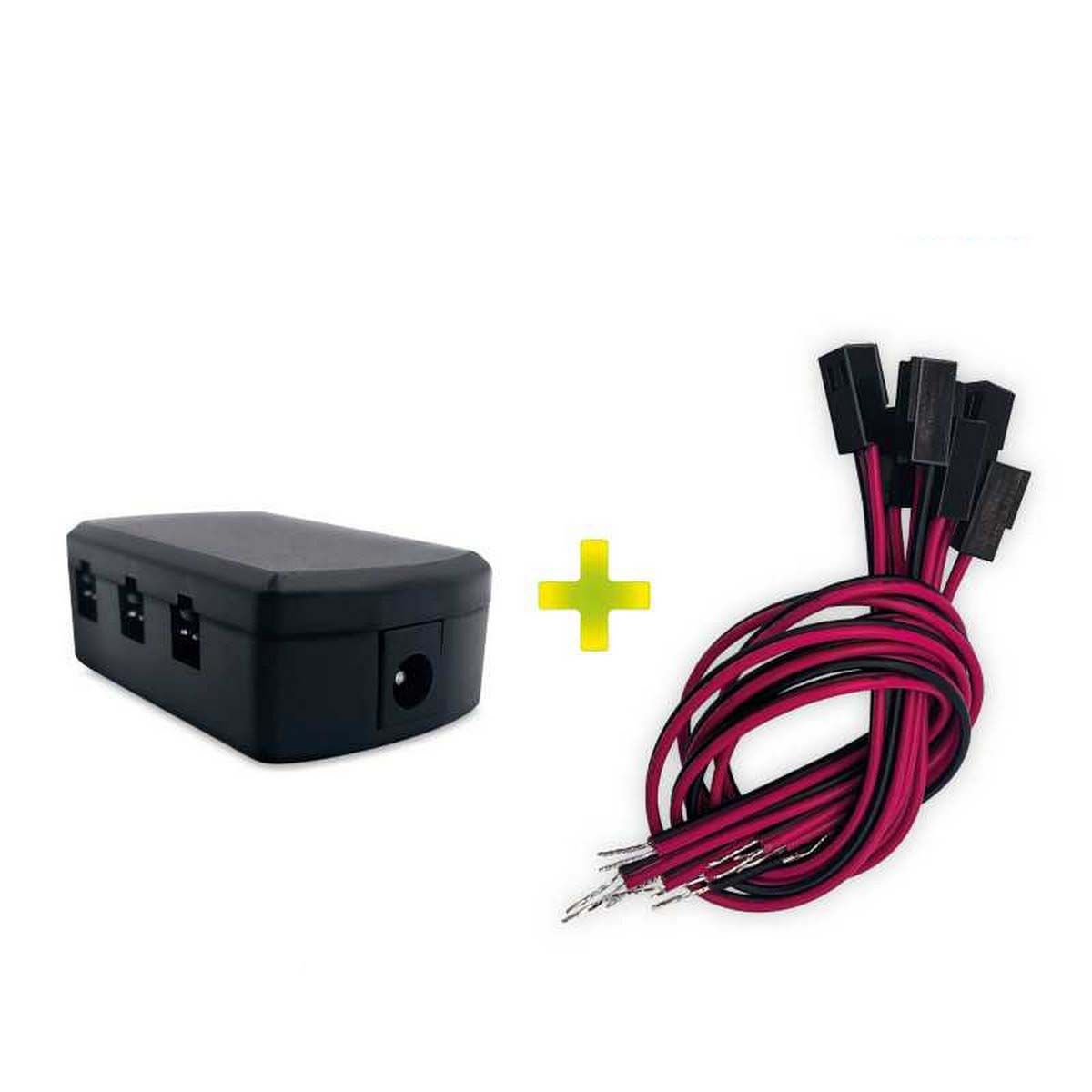 6-port Hub Splitter + 6 Quick Connect Cables Green Stuff World ...