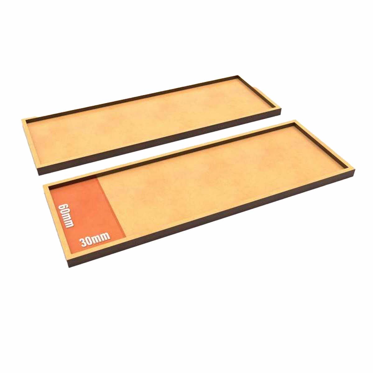 MDF Movement Trays - 180 x 60mm Green Stuff World 8435646522814ES ...