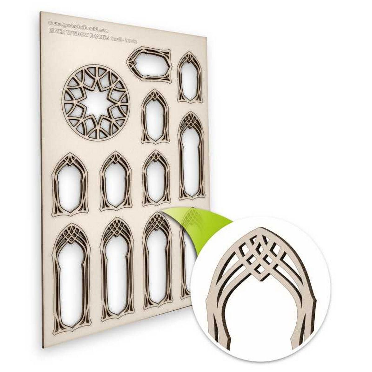 Elven Miniature Windows - Small Green Stuff World 8435646527628ES ...