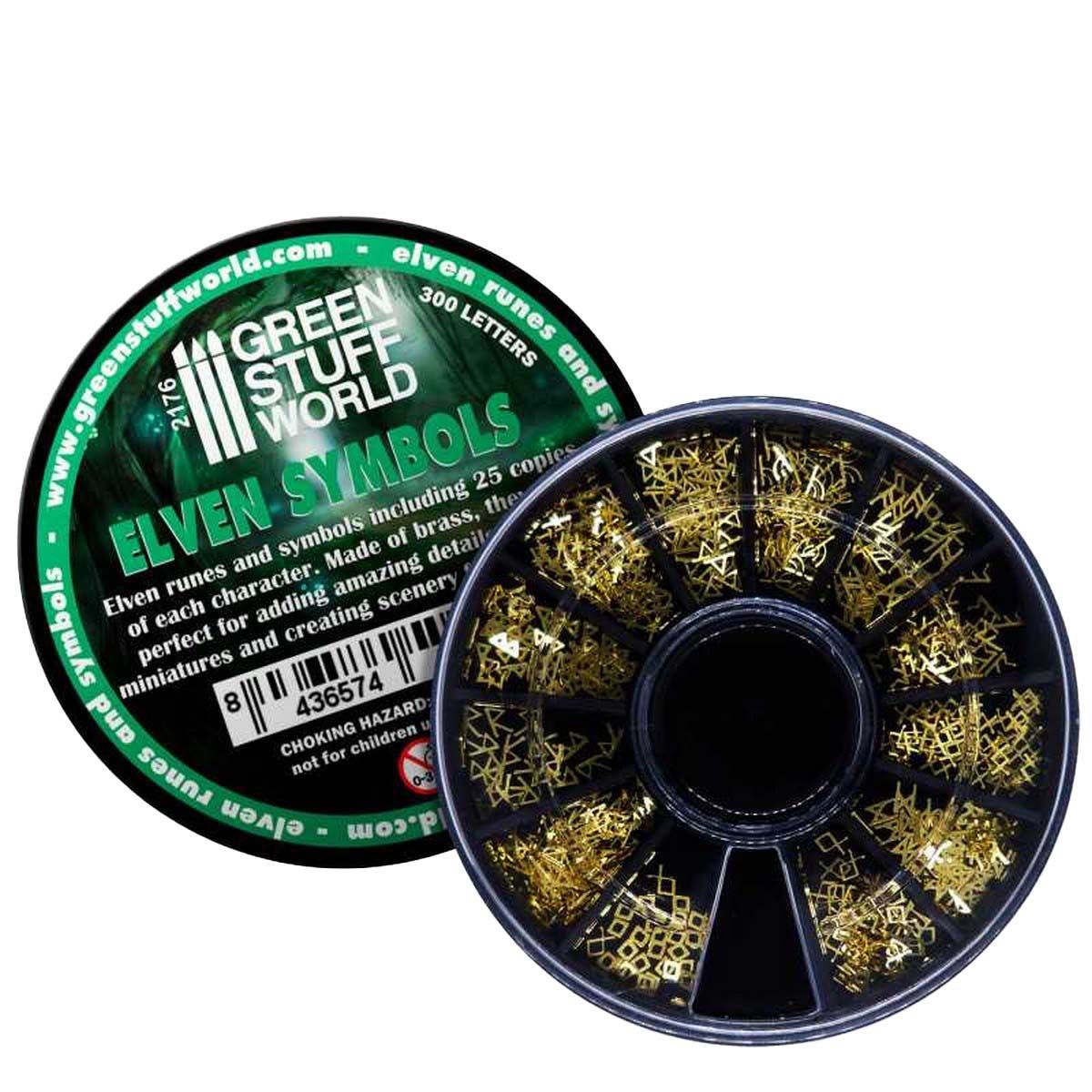 Elven Runes and Symbols Green Stuff World 8436574505351ES | Wayland Games